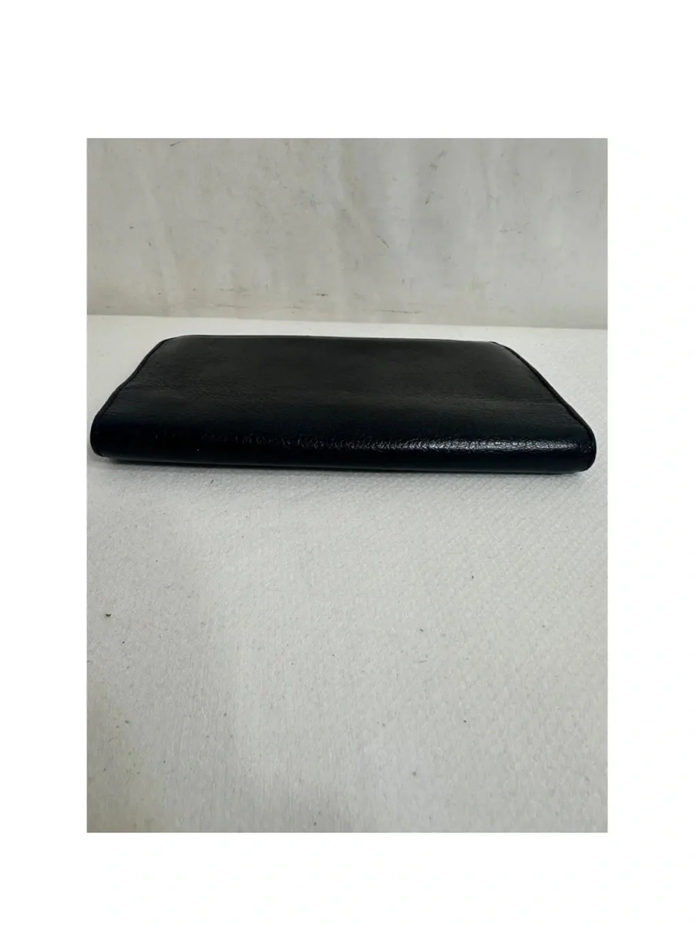 CHANEL | Bags | Chanel Black Long Leather Wallet With Silver Cc Logo ...